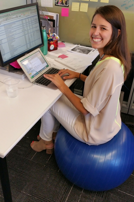 Exercise Balls In The Workplace - Marketing Eye Atlanta